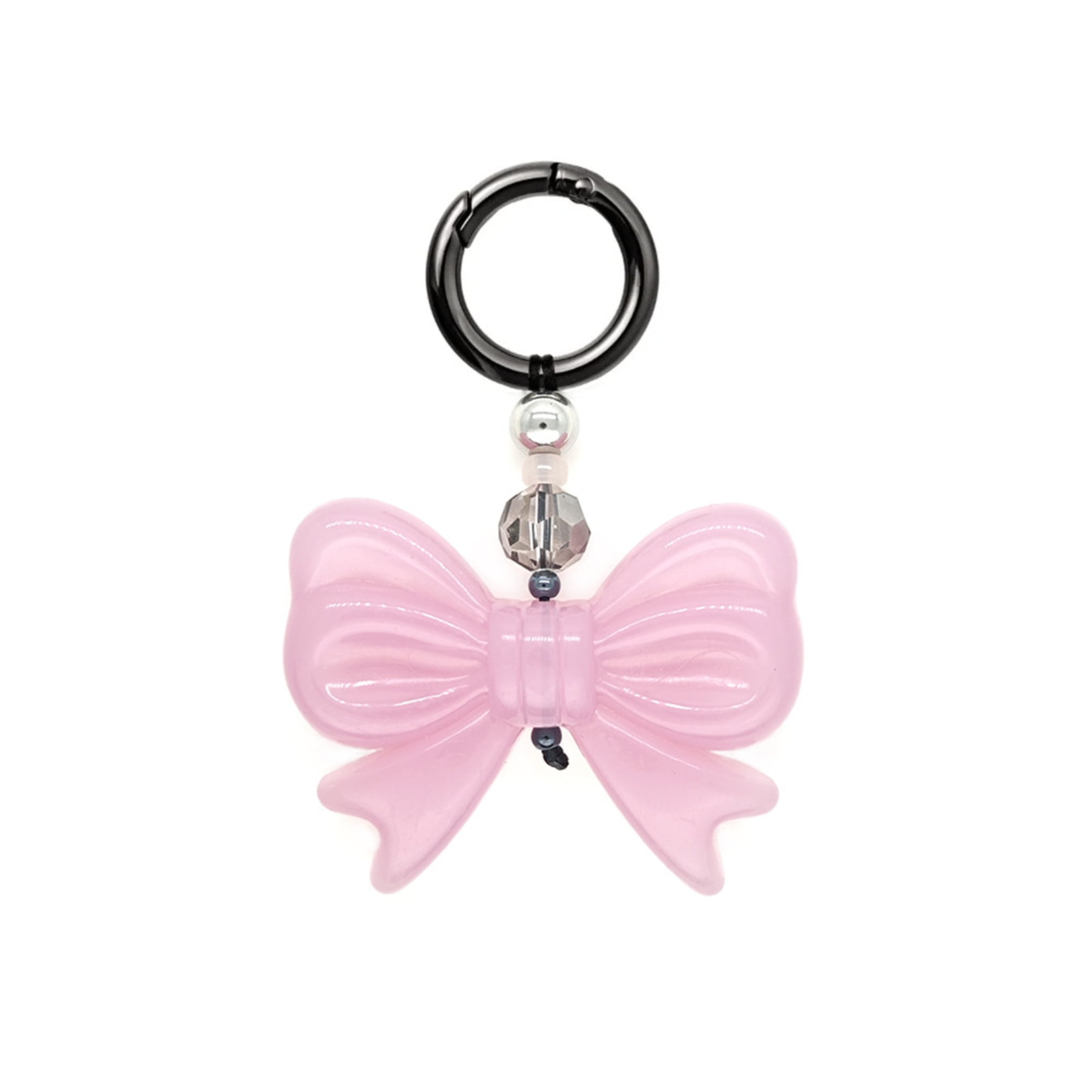 Adorable Beaded Key Holder Heart/Mushroom/Bowknot/Cherries Keychain ...
