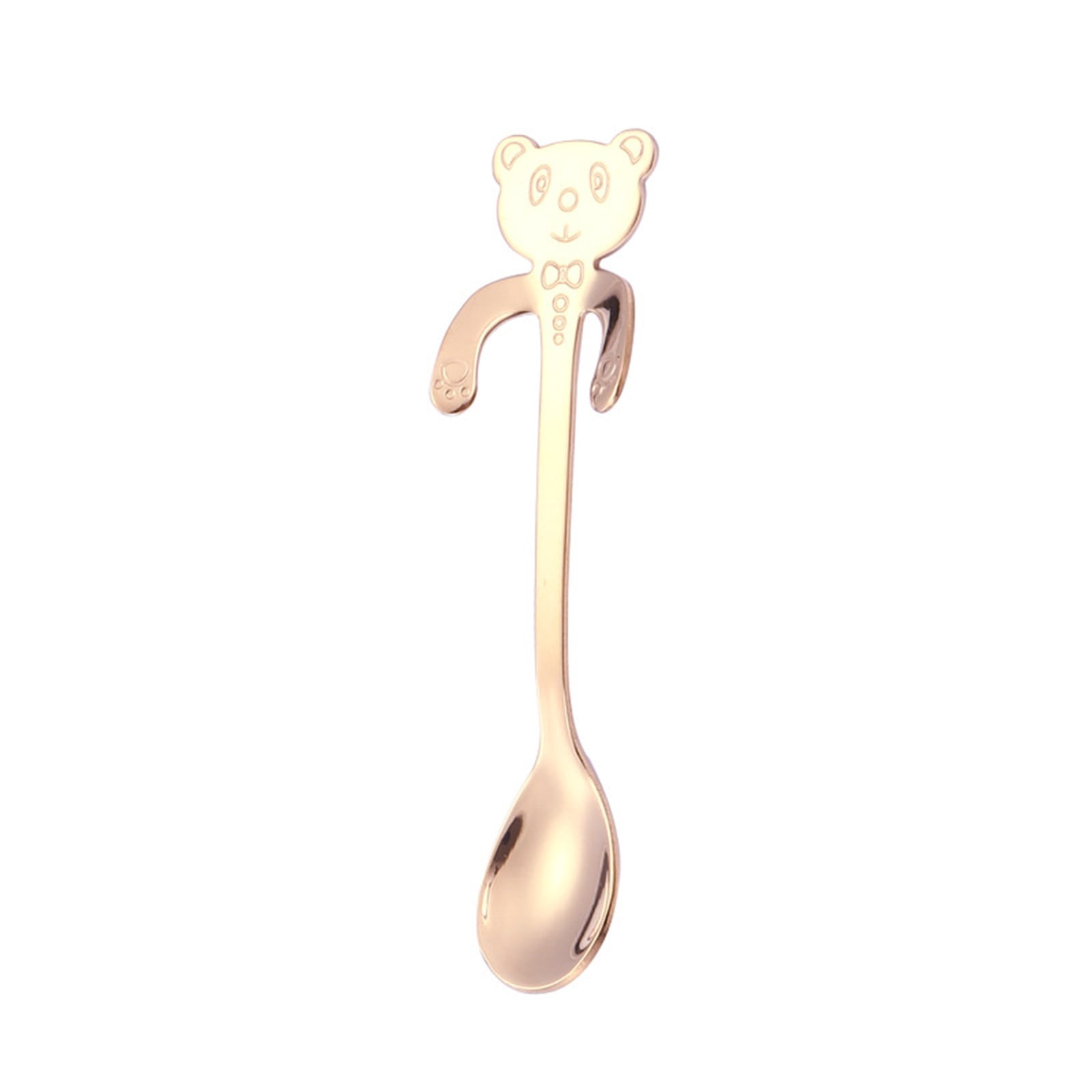Adorable Bear-Shaped Stainless Steel Baby Spoon Durable, Safe Feeding ...