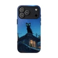 Adorable Black Cat Nebula Sky Phone Shell 17 16 15 14 13 12 11 Pro Max ...