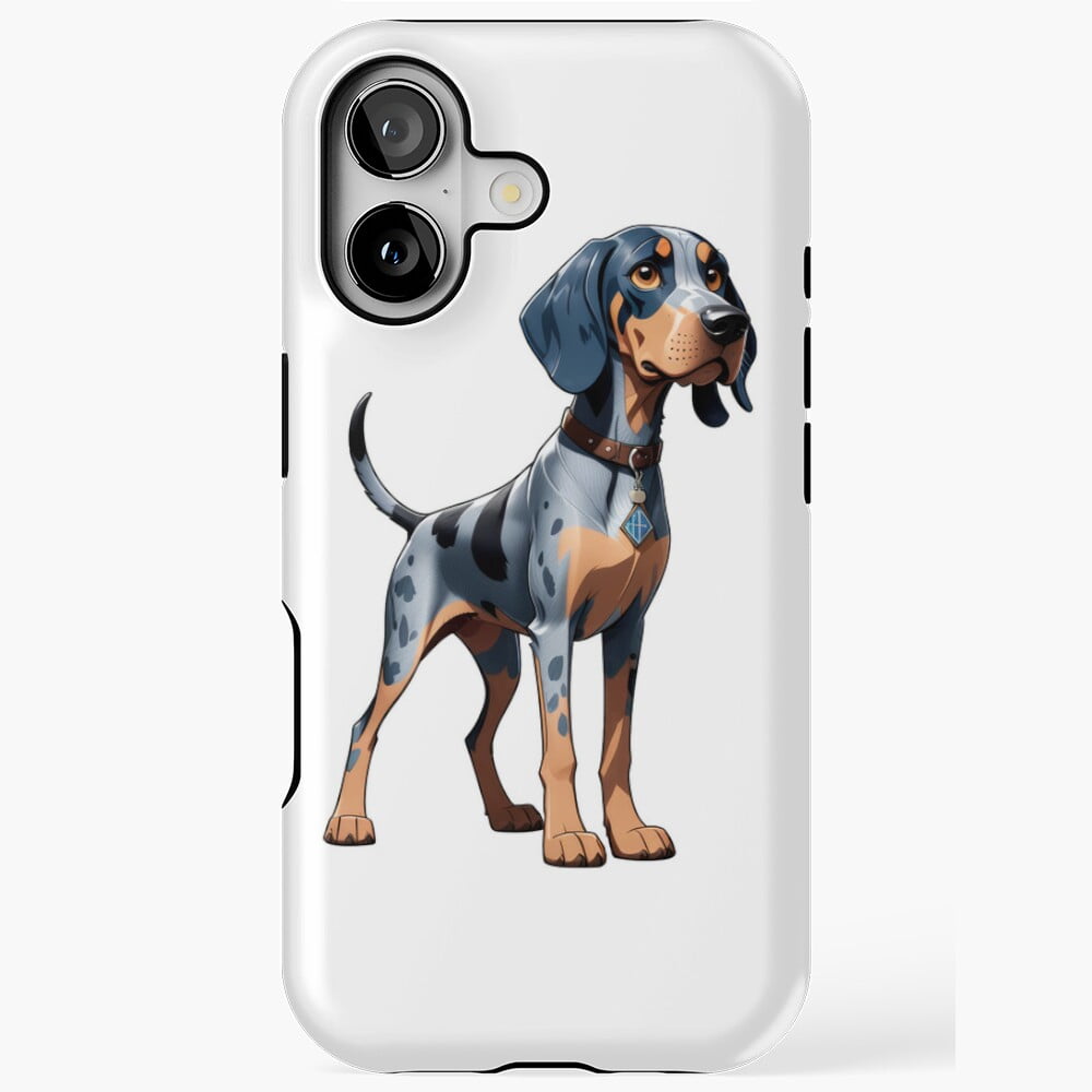 Adorable Bluetick Coonhound Dog Lover Case for iPhone 17 to 11 Pro Max ...