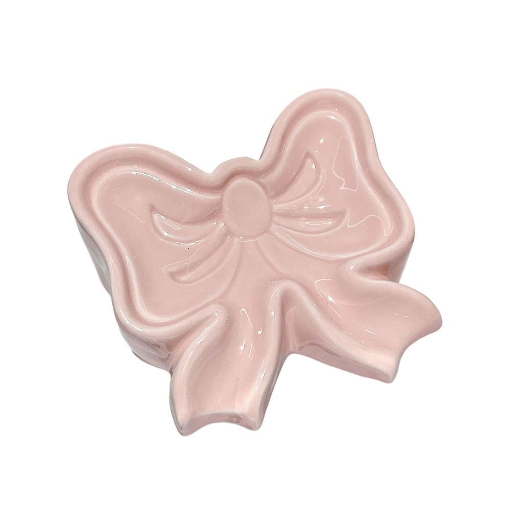 Adorable Bows Shapeds Soap Dishes Ceramic Bathroom Accessories ...