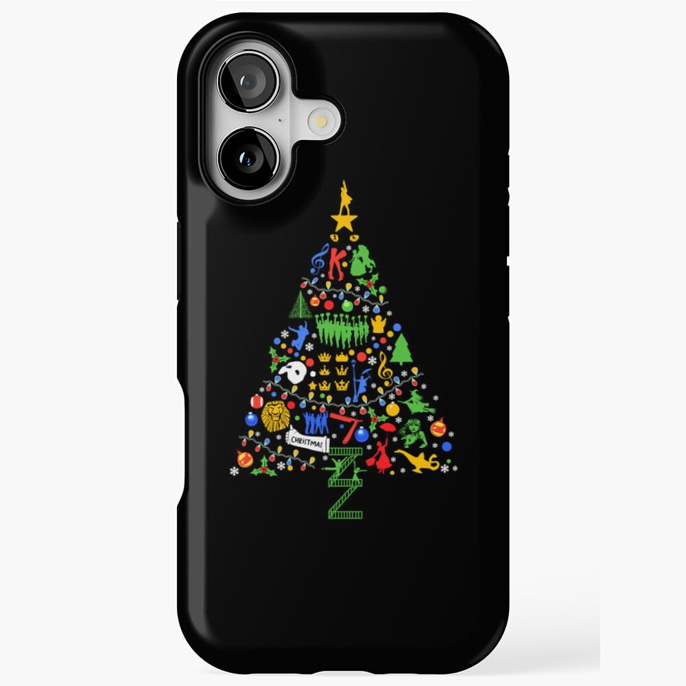 Adorable Broadway Holiday Theater Celebration Case for iPhone 17 11 12 ...