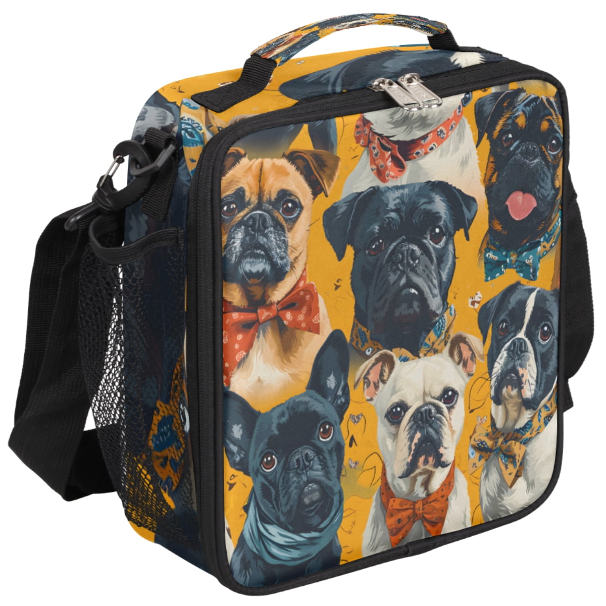 Adorable Bulldog - Themed Insulated Lunch Tote – Adjustable Strap ...