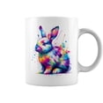 Adorable Bunny In Vibrant Colors For Girls Ladies Easter Coffee Mugs ...