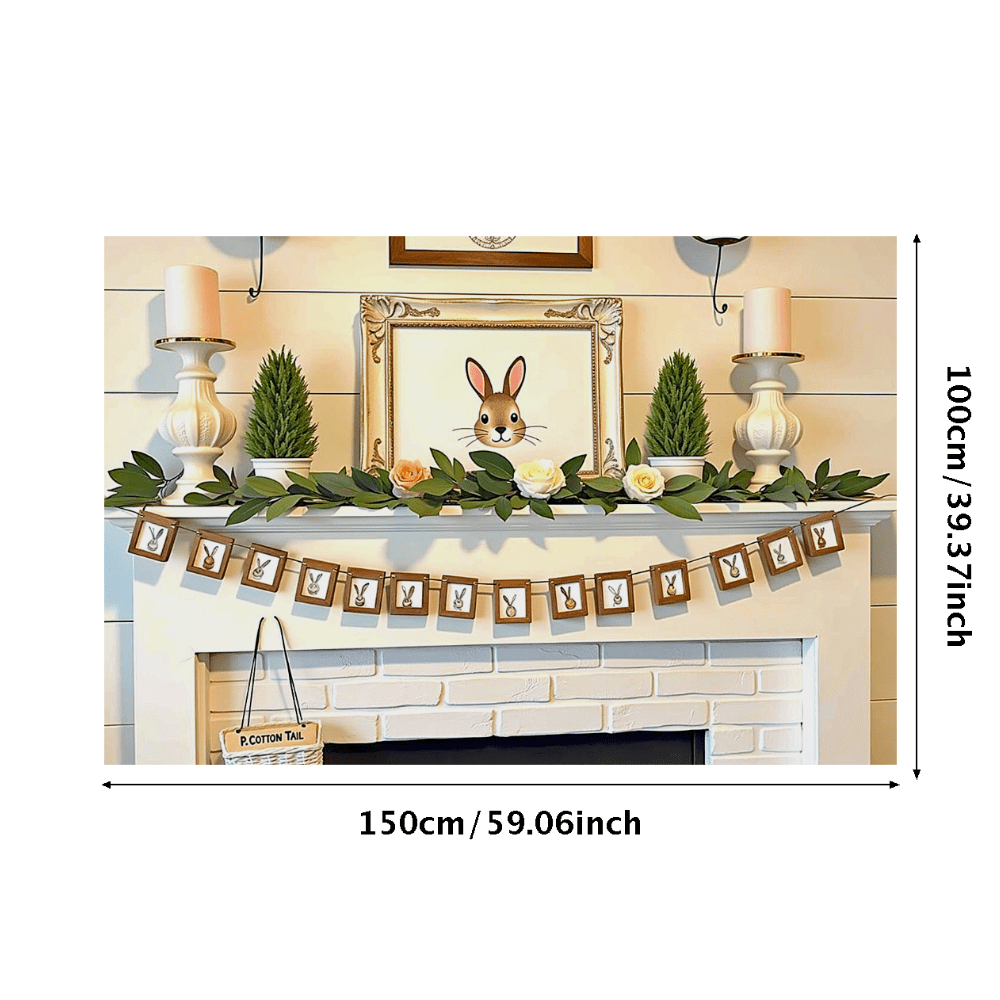 Adorable Bunny Themed Banner Background Decoration Easter Party ...