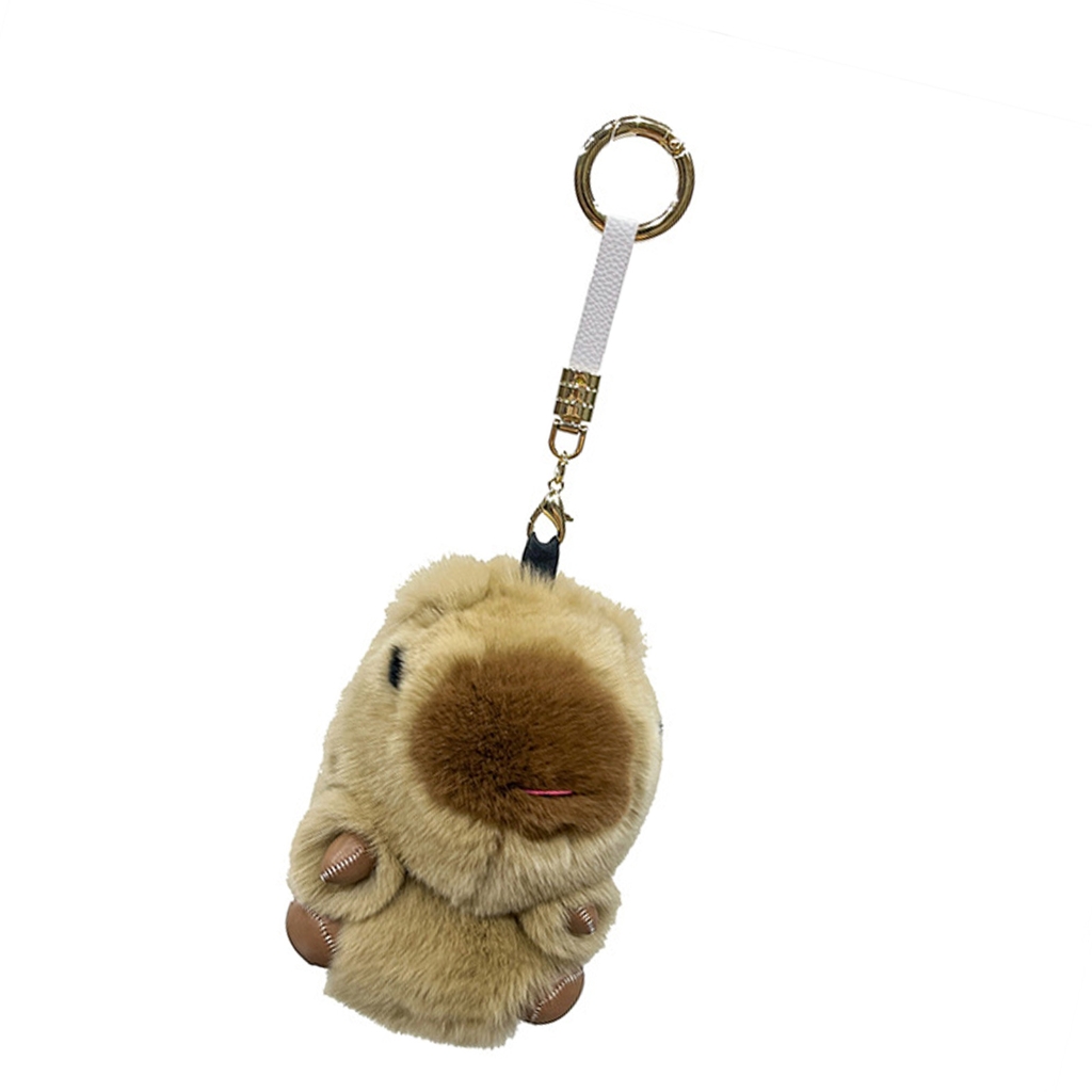 Adorable Capybara Designs Keychain with Alloy Texture Perfect Keychain ...