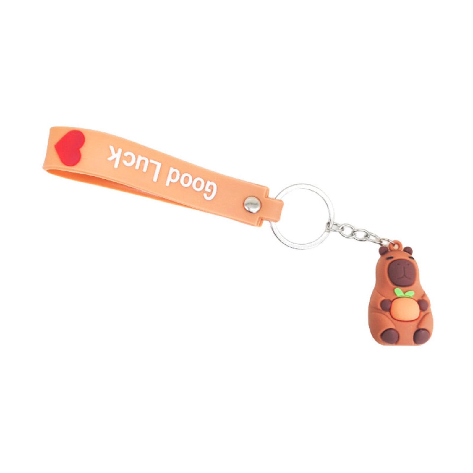 Adorable Capybara Figurine Key Rings Keychain Miniature Charm, Portable ...
