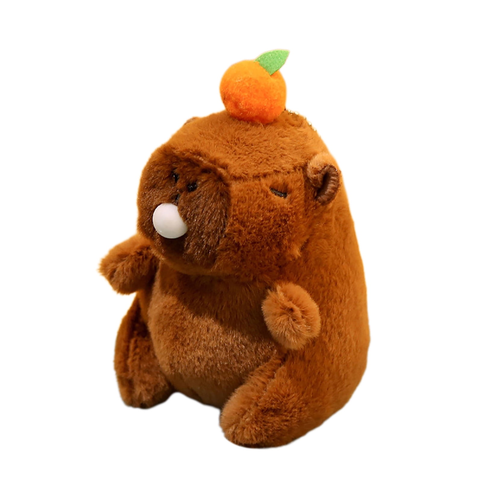 Adorable Capybara Toy with Gentle Sound and Keychain for Decoration ...