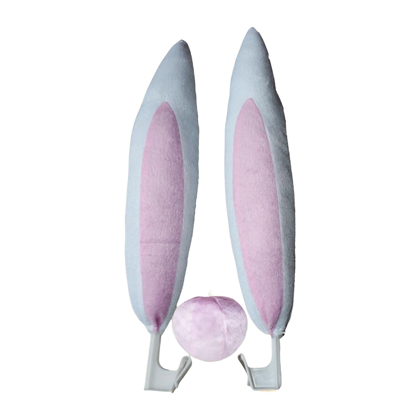 Adorable Car Ornament Bunny Ears Set Easter Decoration Nose Easy ...