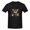 Adorable Cartoon Dog & Friends Cotton Short Sleeve T-Shirt for Women ...
