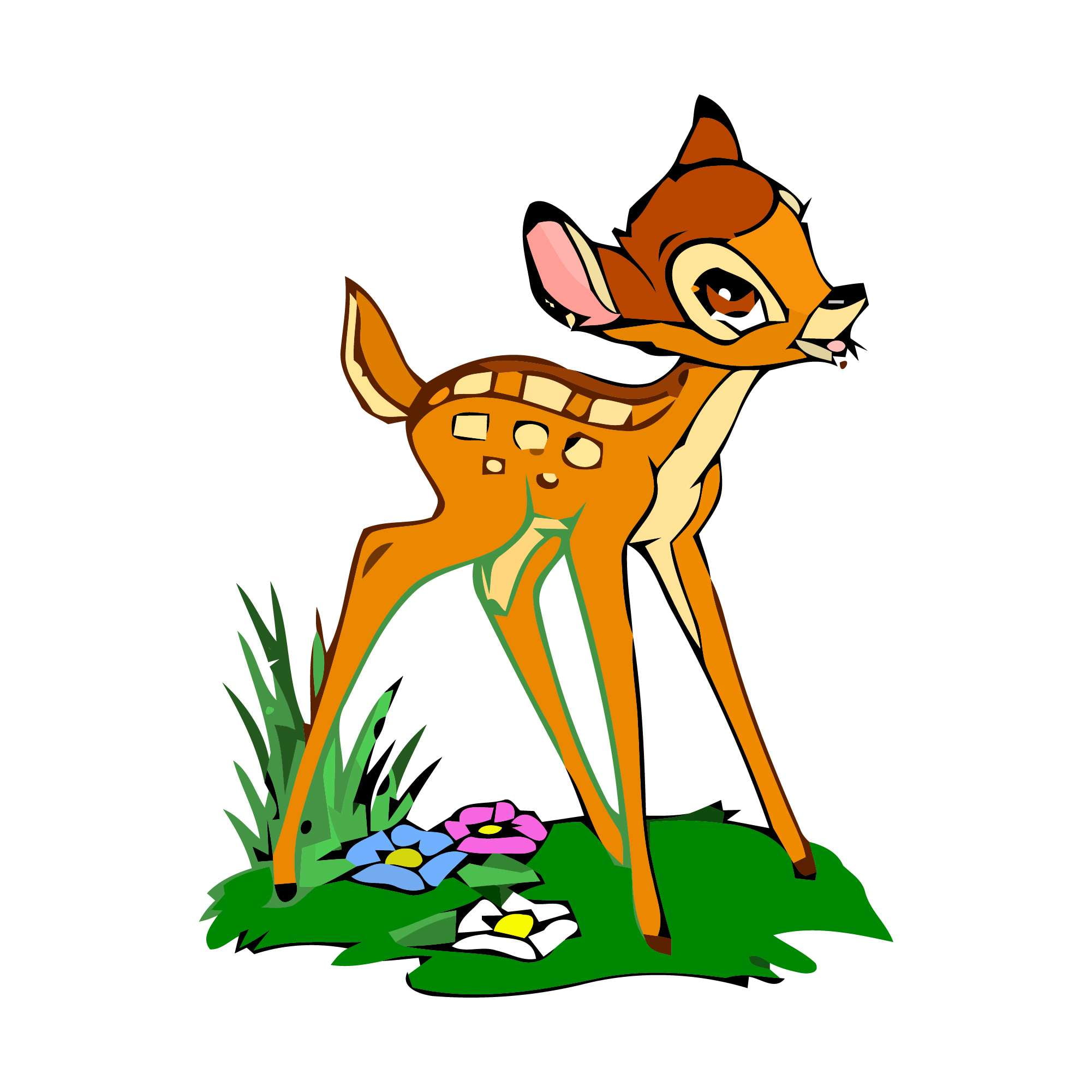 Adorable Cartoon Fawn character Cartoon Adorable Cartoon Girls Boys ...