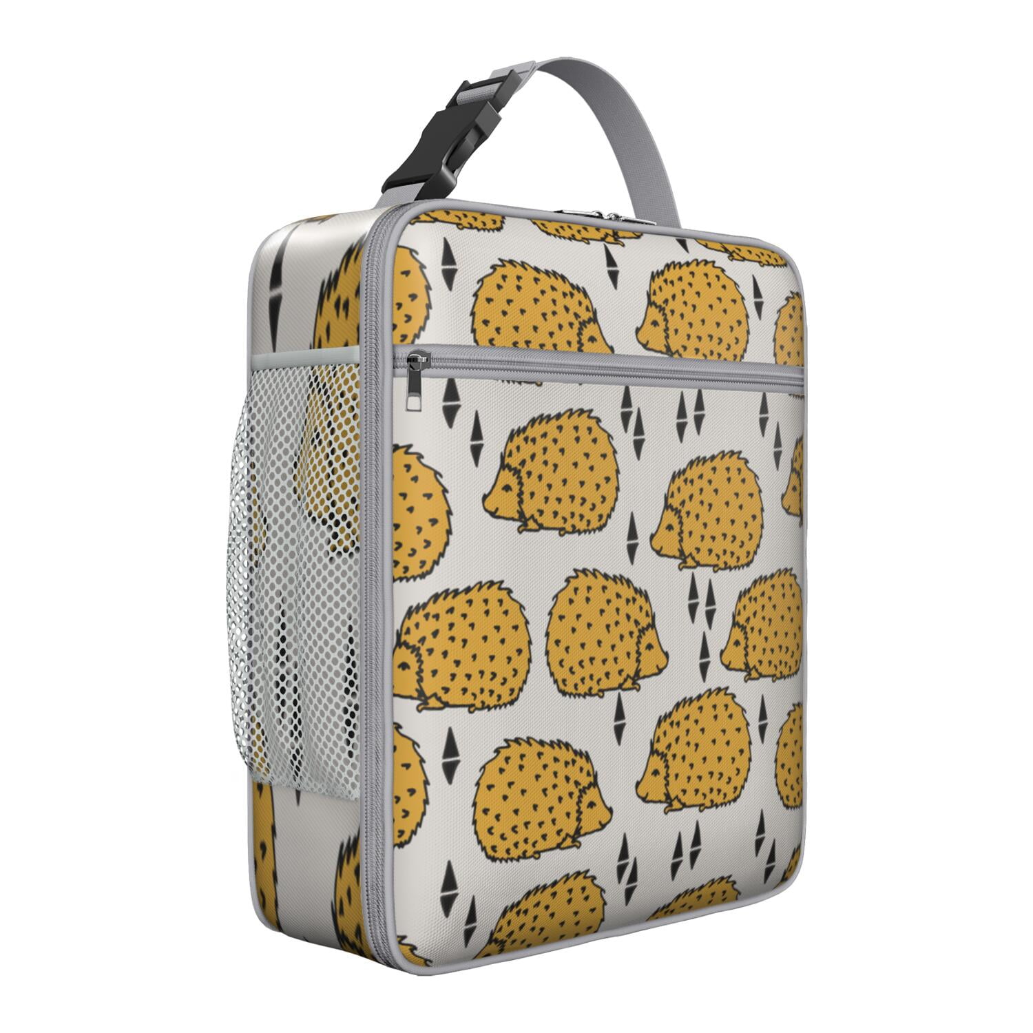 Adorable Cartoon Hedgehog Lunch Box Bag, Insulated & Waterproof Thermal ...