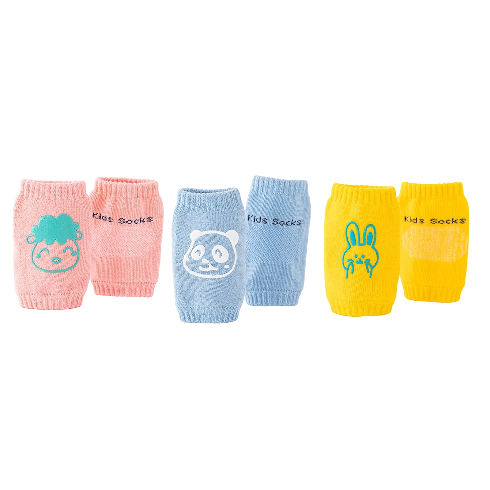 Adorable Cartoon Pattern Kid Knee Pad Breathable Cotton Texture Nonslip ...