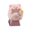 Adorable Cartoon Piggy Keycap Crossed Mechanical Keyboards Accessory ...