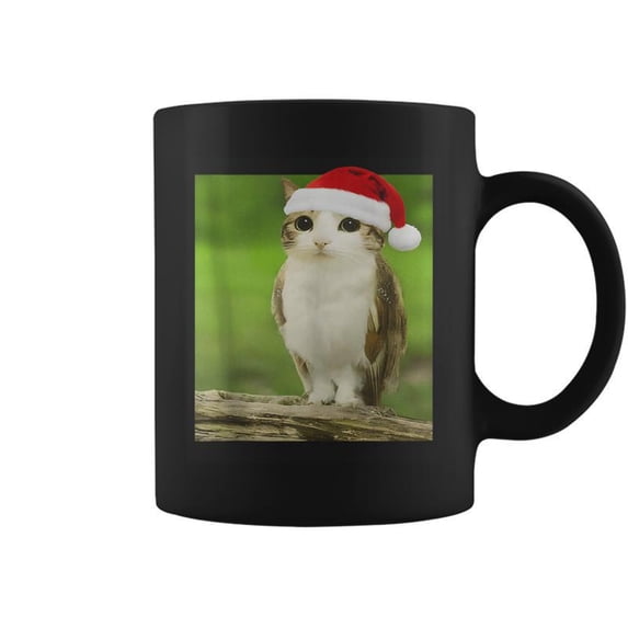 Adorable Cat Owl Meme Meowl Christmas Coffee Mugs - Walmart.com