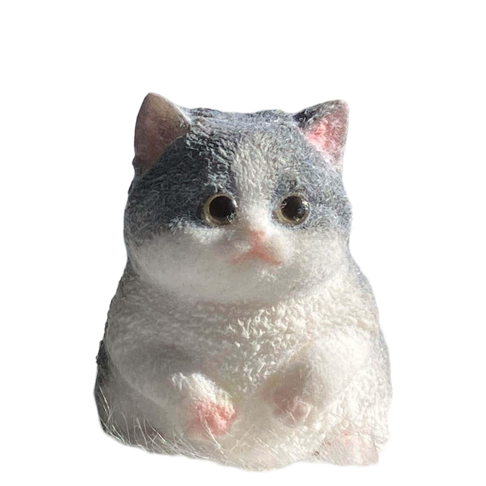 Adorable Cat Shaped Decorative Candle, Realistic Animal Design, Unique ...