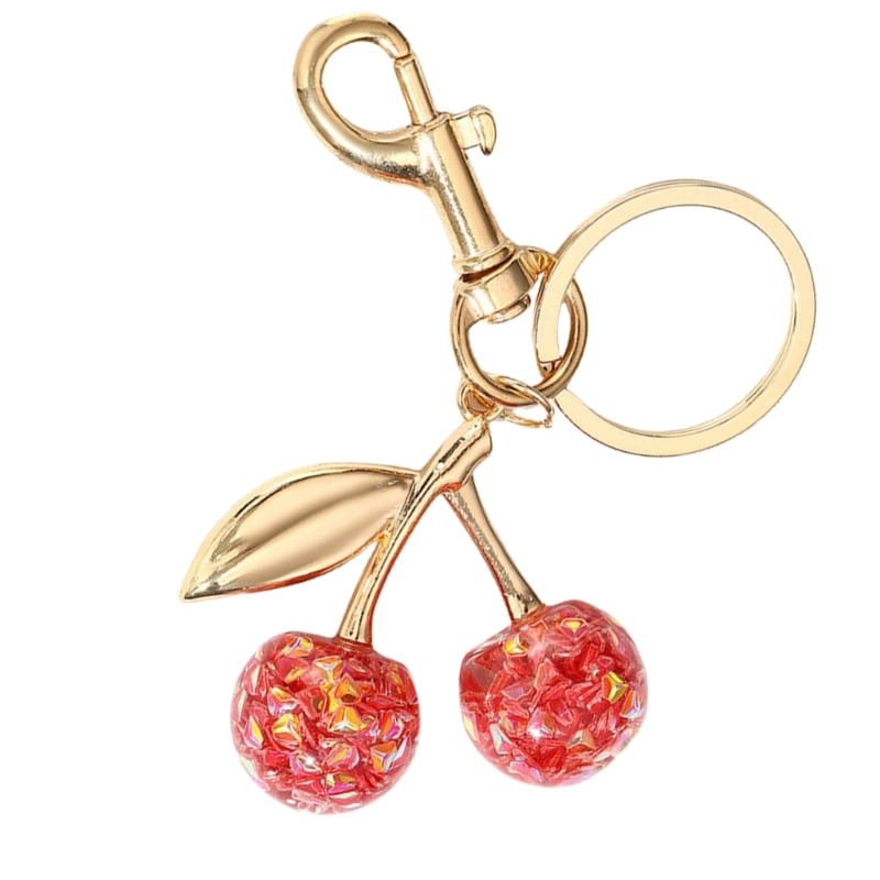 Adorable Cherry Bag Charm Stylish Cherry Bag Ornament Keychain ...