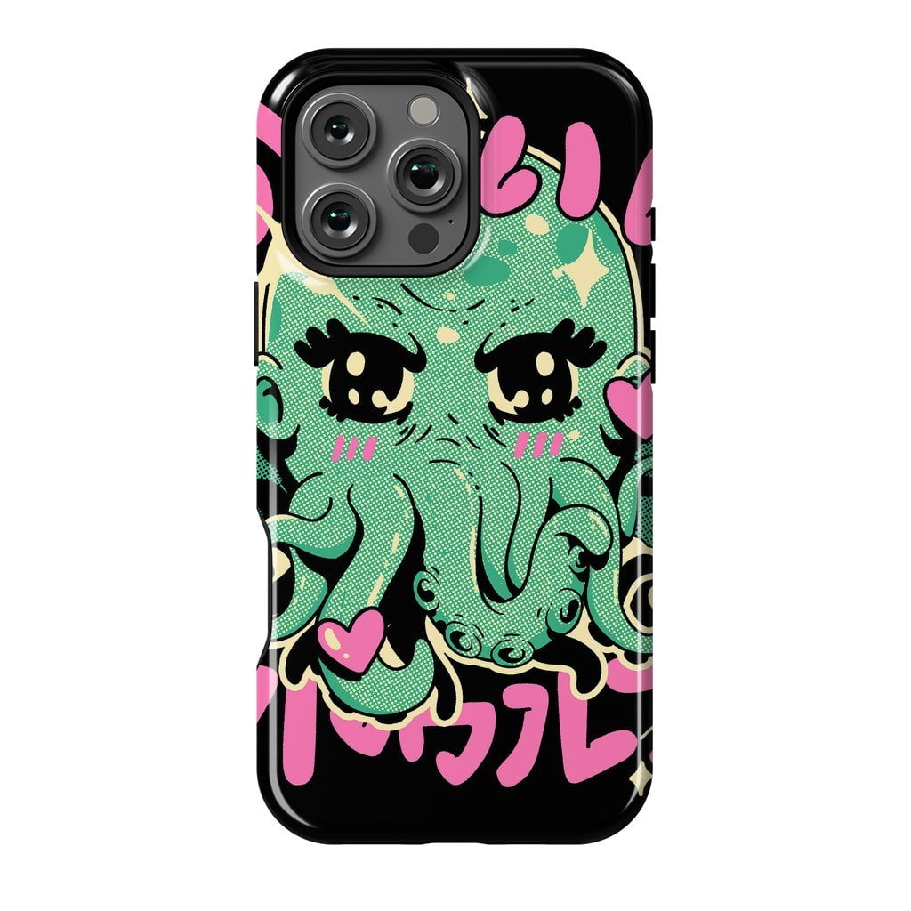 Adorable Chibi Cthulhu Sea Monster Themed Tough Case for iPhone 11-17 ...