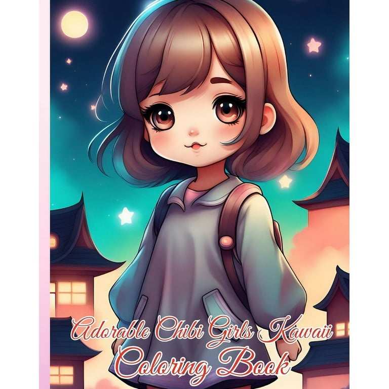 anime cartoon girl coloring pages