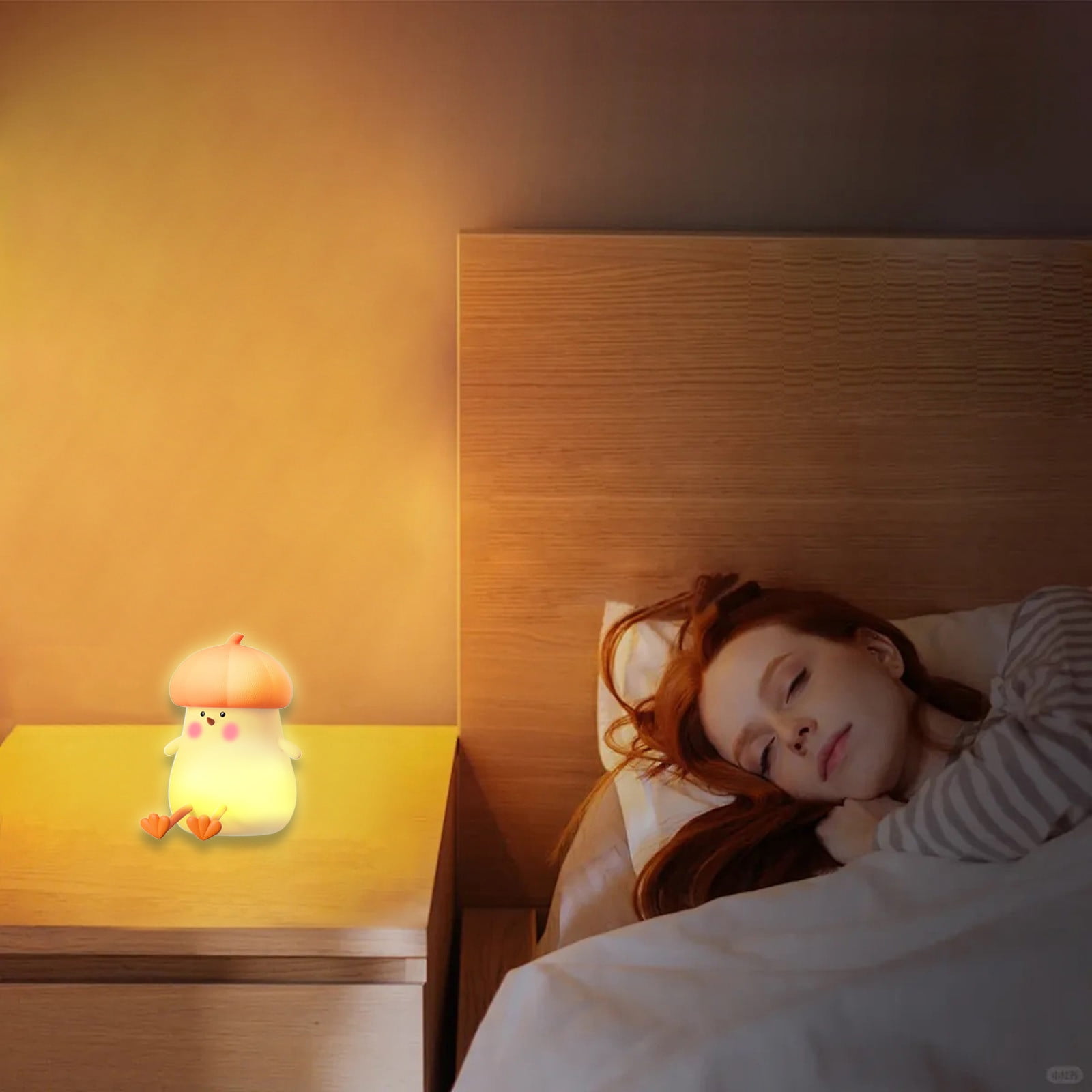 Adorable Chicken Night Light Bedside Lamp with Soft Adjustable Light ...