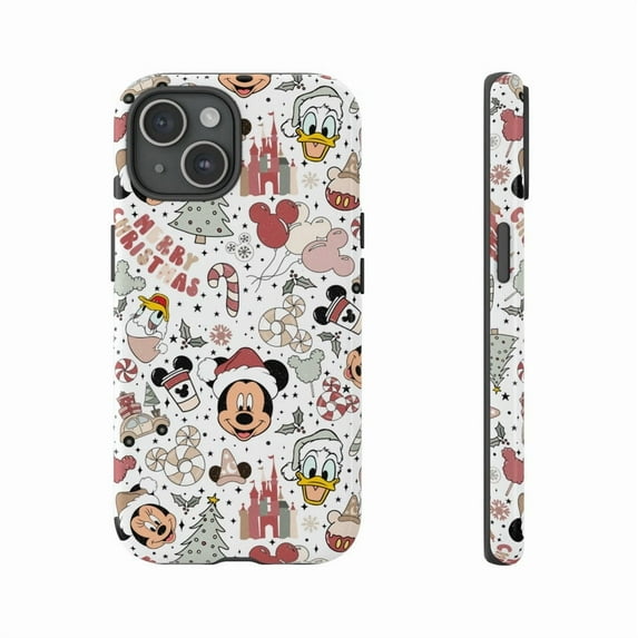 Adorable Christmas Mouse Holiday Cute Art Phone Case for iPhone 11 12 ...