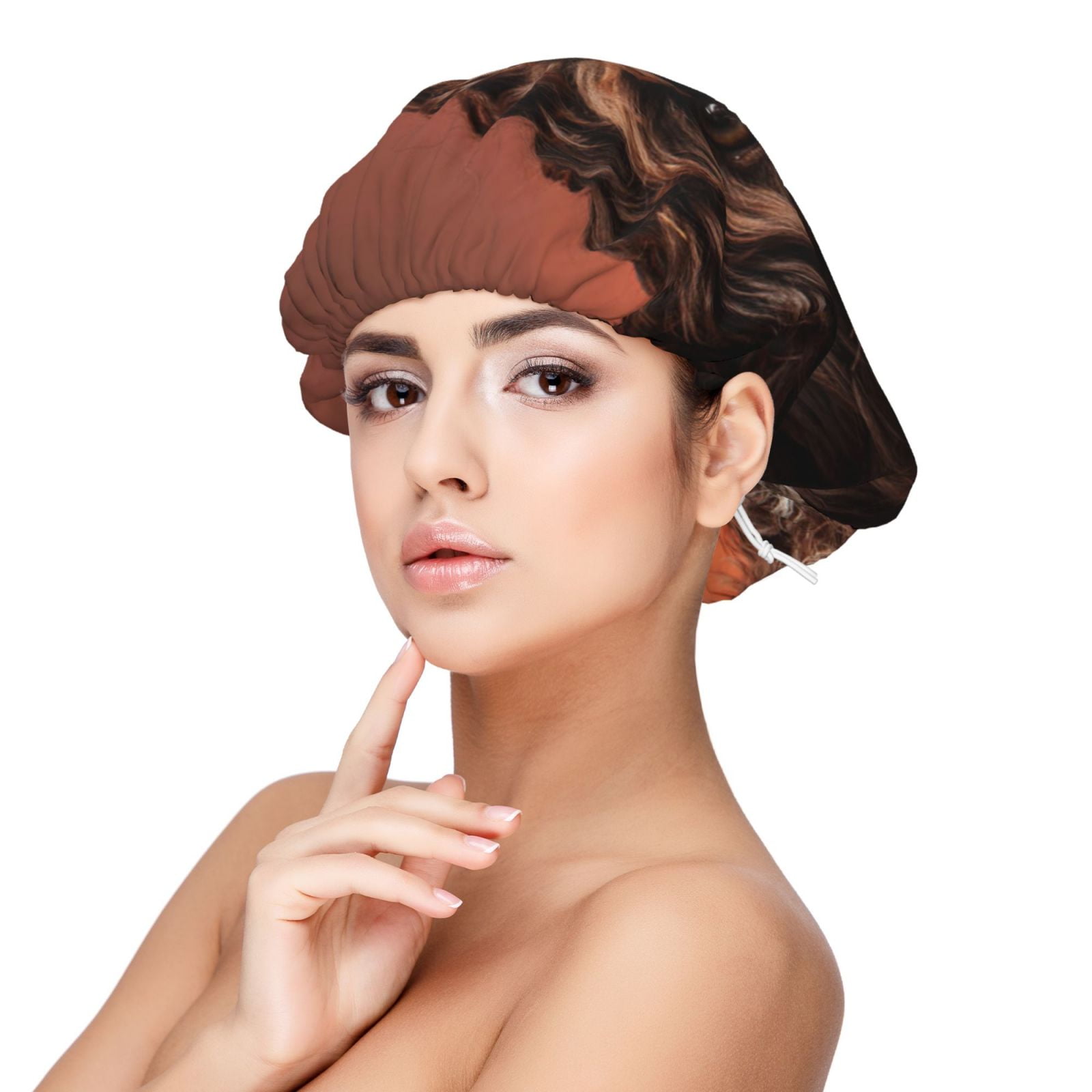 Adorable Cockapoo Dog Adult's Satin Sleeping Cap - Adjustable Elastic ...