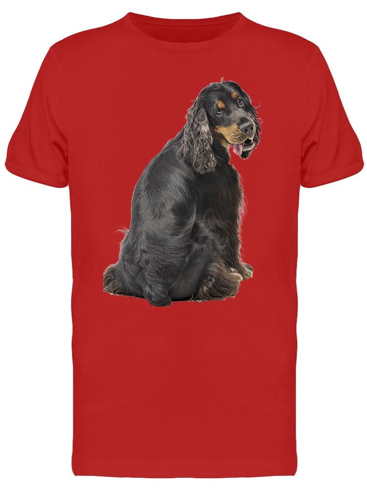 Adorable Cocker By His Back T-Shirt Men -Image by Shutterstock, Male ...