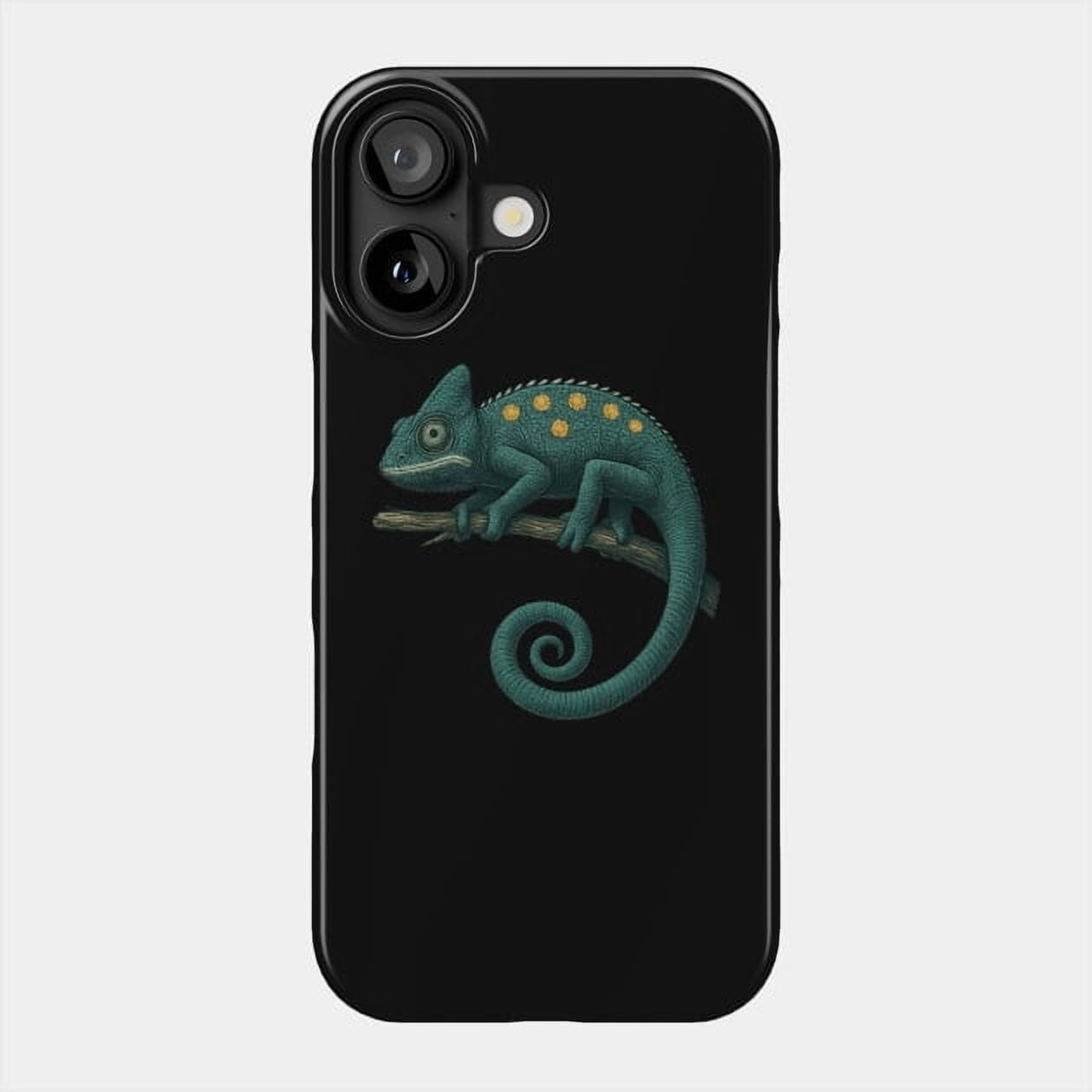 Adorable Colorful Chameleon Lizard Animal Lover Case for iPhone 11,12 ...