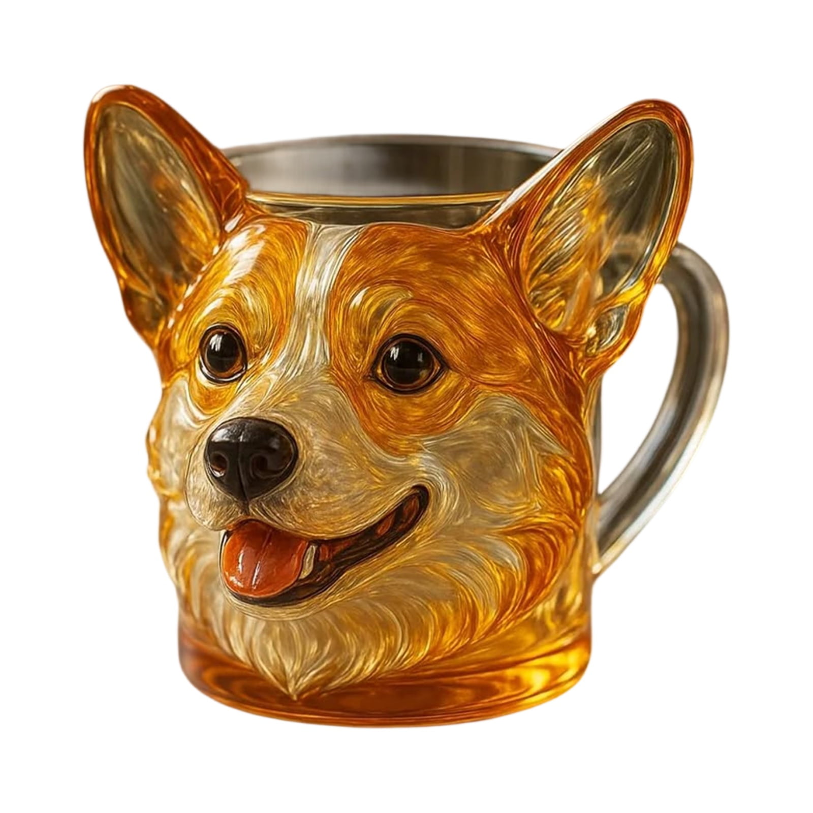 Adorable Corgi Dog Shaped Ceramic Coffee Mug Perfect for Pet Lovers ...