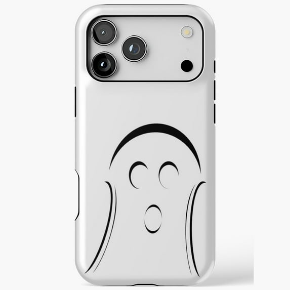 Adorable Cute Ghost for Halloween on a Black Design Case for iPhone 11 ...