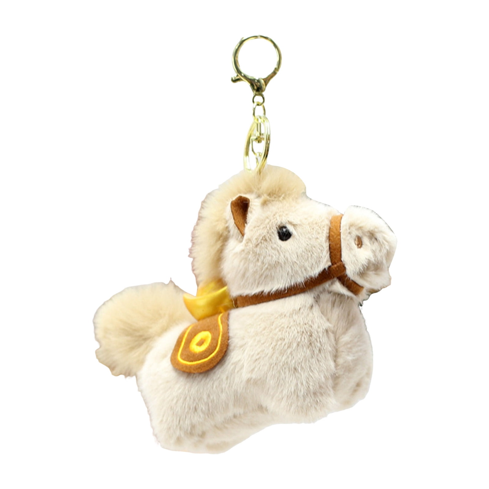 Adorable Cute Horse Plush Mini Animal Keychain 3.9 Inch Soft Stuffed ...