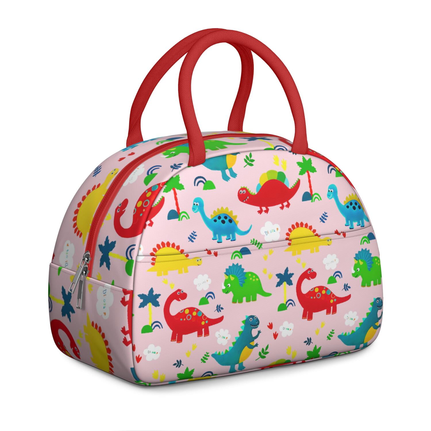 Adorable Dino Lunch Bag – Colorful Dinosaur Print with Fun and Whimsy Style - Walmart.com