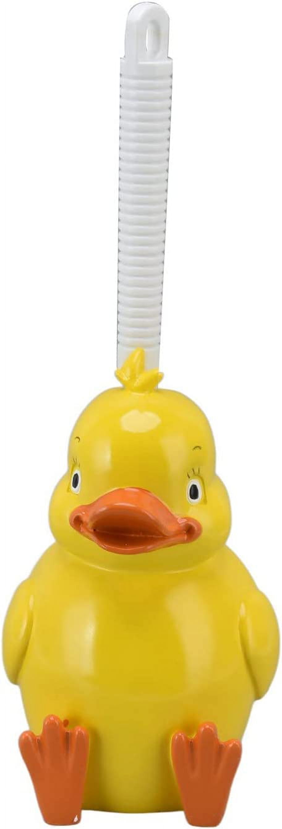 Adorable Duck-Themed Toilet Brush Set with Ergoesnomic Design for Deep ...