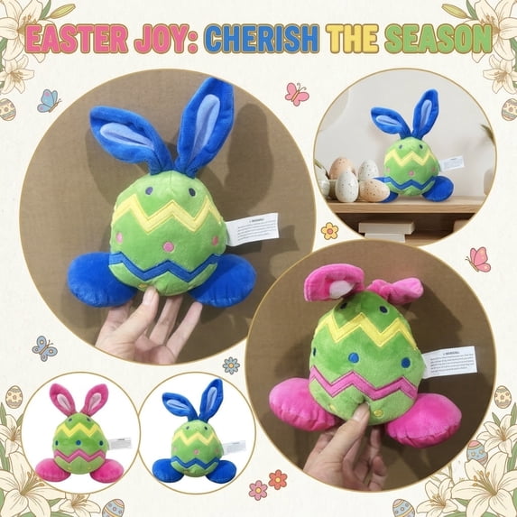 Adorable Easter Egg Rabbit Plush Toy Soft Plush Toy Easter Decoration ...