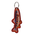Adorable Fabric Fish Keyring With Woven Cloth Design Fun Cartoon Design ...