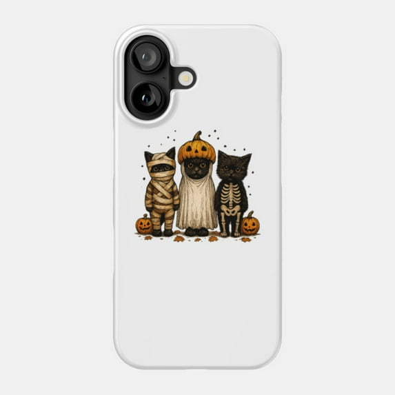 Adorable Feline Peeking Out of a Gourd Case for iPhone 11, 12, 13, 14, 15, 16, 17 - Walmart.com
