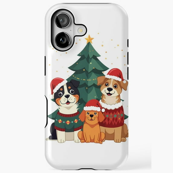Adorable Festive Pet Party Holiday Animals Phone Case for iPhone 17 to ...