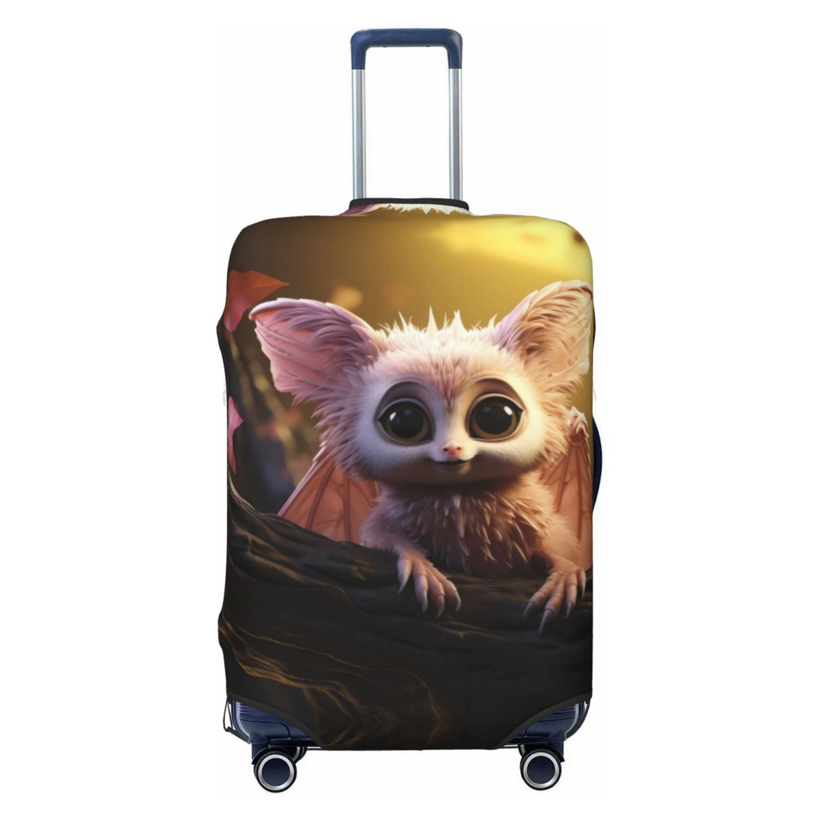 Adorable Fluffy Bat Luggage Cover, Suitcase Cover for Luggage Fits 18 ...