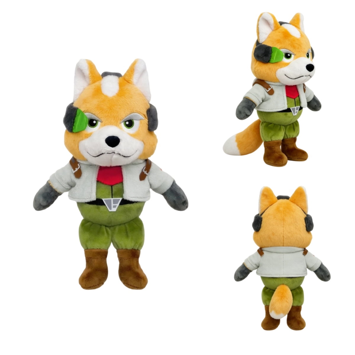Adorable Fox Star 10" Fox McCloud Stuffed Plush, Space Pilot Gaming ...