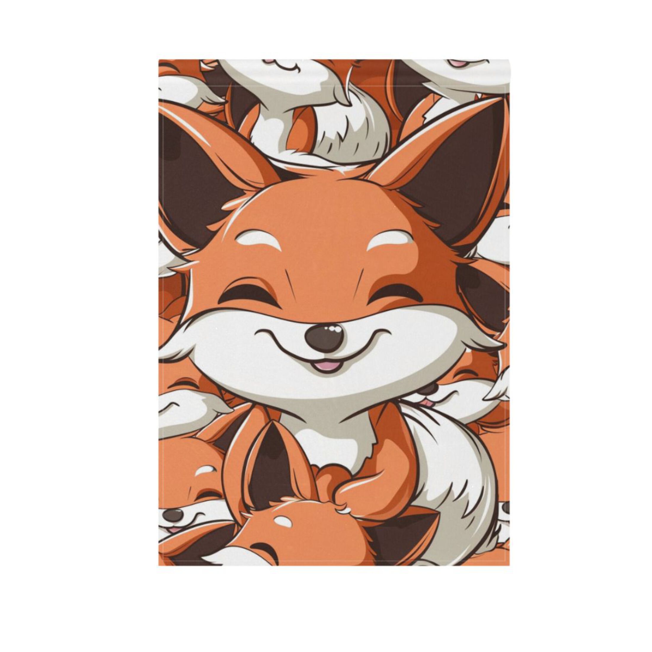 Adorable Foxes Garden Flag 28"x40" Double-Sided Yard Flags for Outside ...