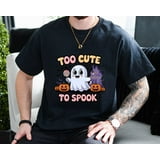 Adorable Ghost Retro Halloween Pumpkin Fall Season Cute Boo Unisex T ...