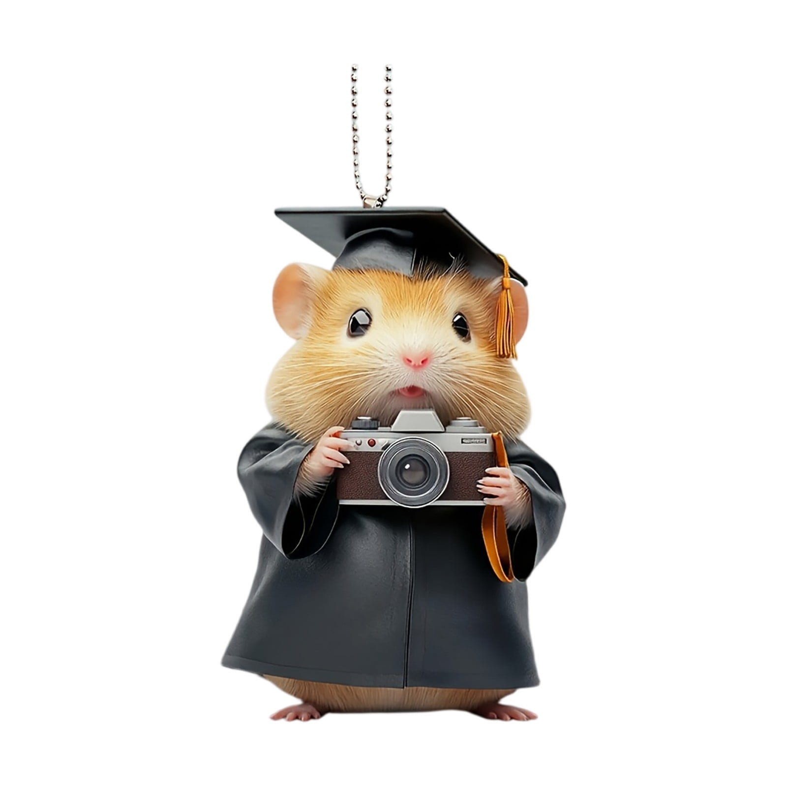 Adorable Graduation Mouse Figurine with Camera Unique Gift for ...