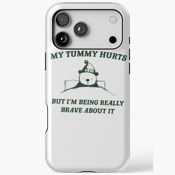 Adorable Green Teddy Bear in Bed Art Protective and Compatible iPhone ...
