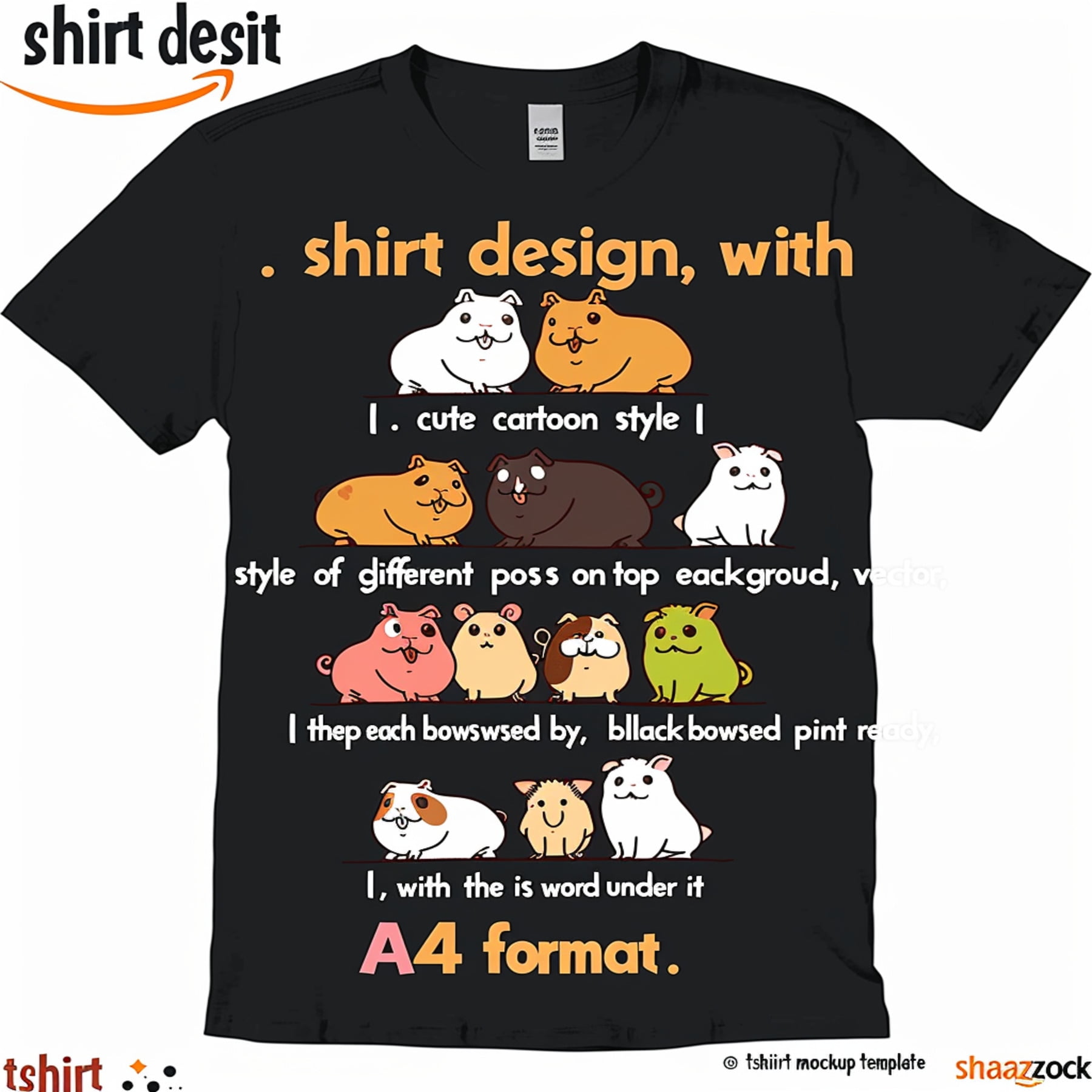 Adorable Guinea Pigs Stack Up on 'E_SP Password SIMPLE' Design Easing ...