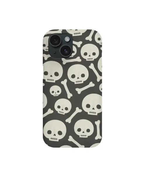 Adorable Halloween Skeleton Heads Phone Case for iPhone 16 15 14 13 12 ...