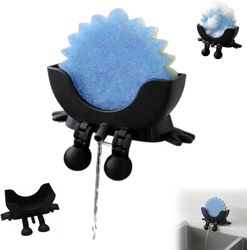 Adorable Hanging Sponge Holder with Drainage, 2026 New 3D Printed Dish ...