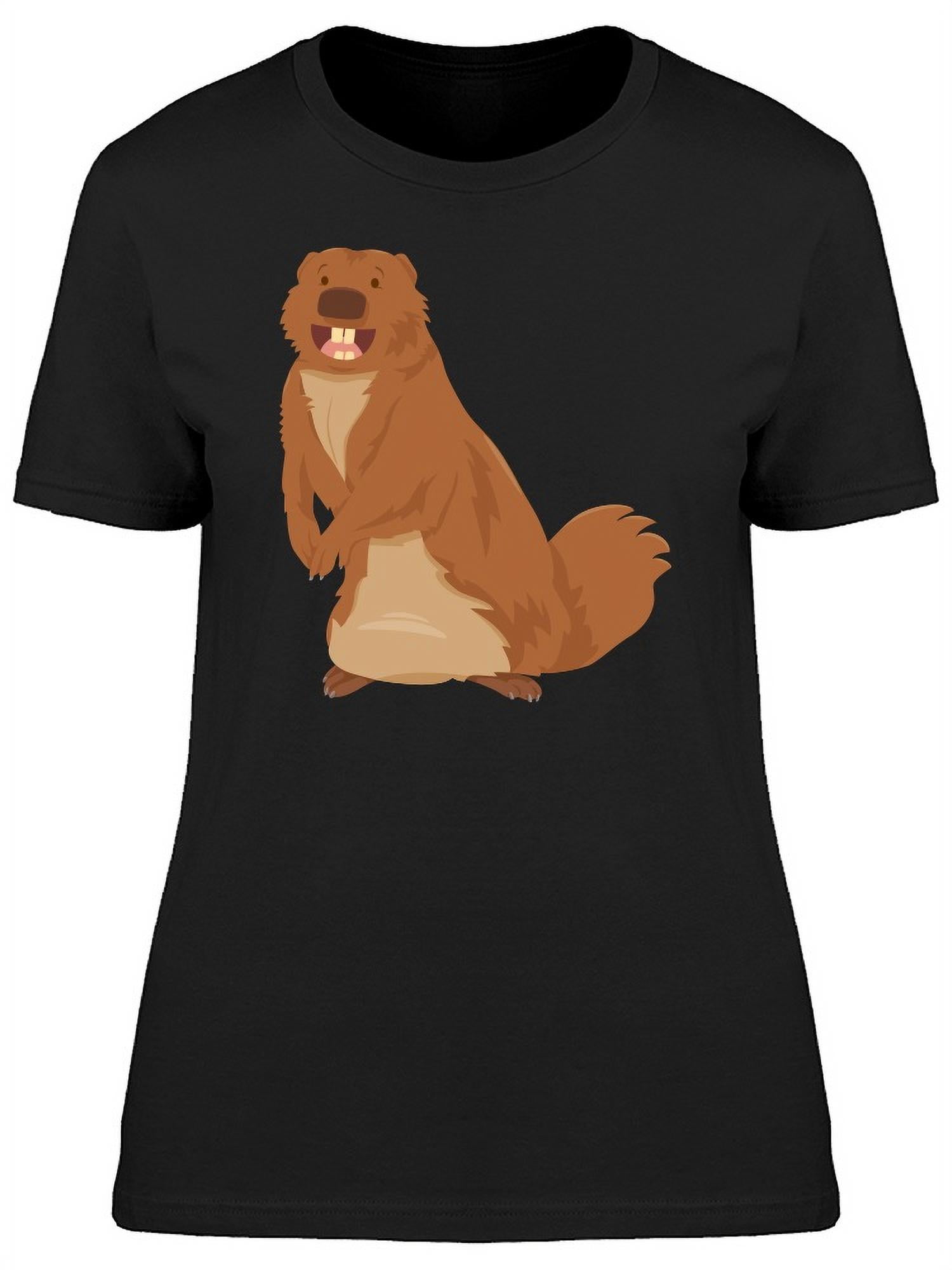 Adorable Happy Gopher Cartoon T-Shirt Women -Image by Shutterstock ...