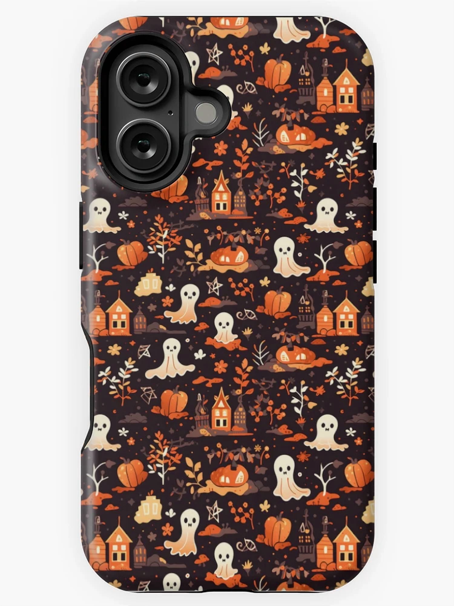 Adorable Happy Halloween Collection iPhone Case Cute Ghosts Bats 11 to ...