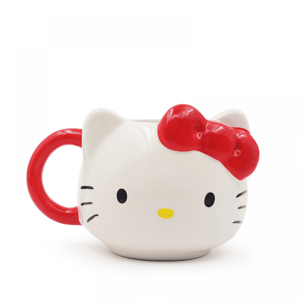 Adorable Hello Kitty Coffee Mug - Cute Ceramic Cup with Bow Design for ...