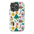 Adorable Holiday Animals Joyful Pattern Case 17 16 15 14 13 12 11 Pro Max - Walmart.com